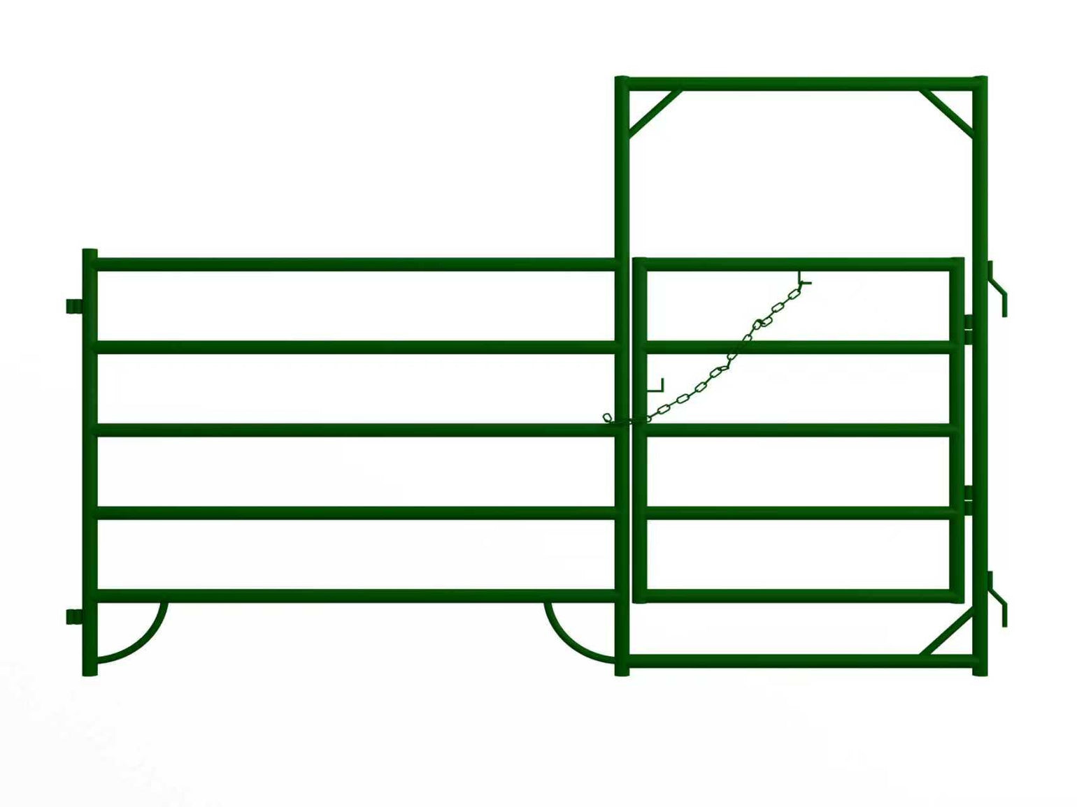 10FT & 12FT Heavy-Duty Steel Corral Panels – Livestock & Horse Fencing ...