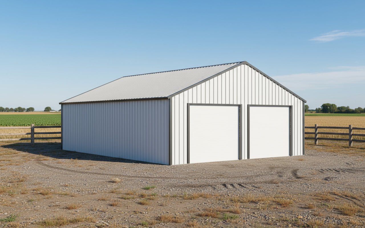 21x19, 23x22 & 25x33 Metal Storage Buildings – All-Steel Garages with ...