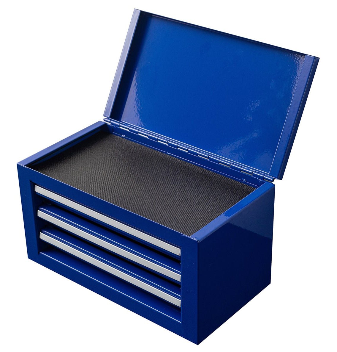 3-Drawer Mini Tool Chest – Portable Steel Toolbox with Top Storage & P ...