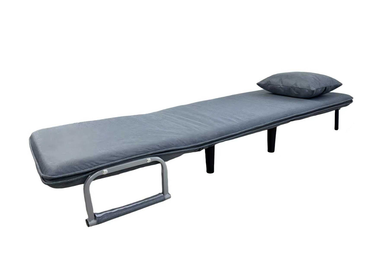 3-in-1 Folding Sofa Bed Chair with Adjustable Backrest and Mattress ...
