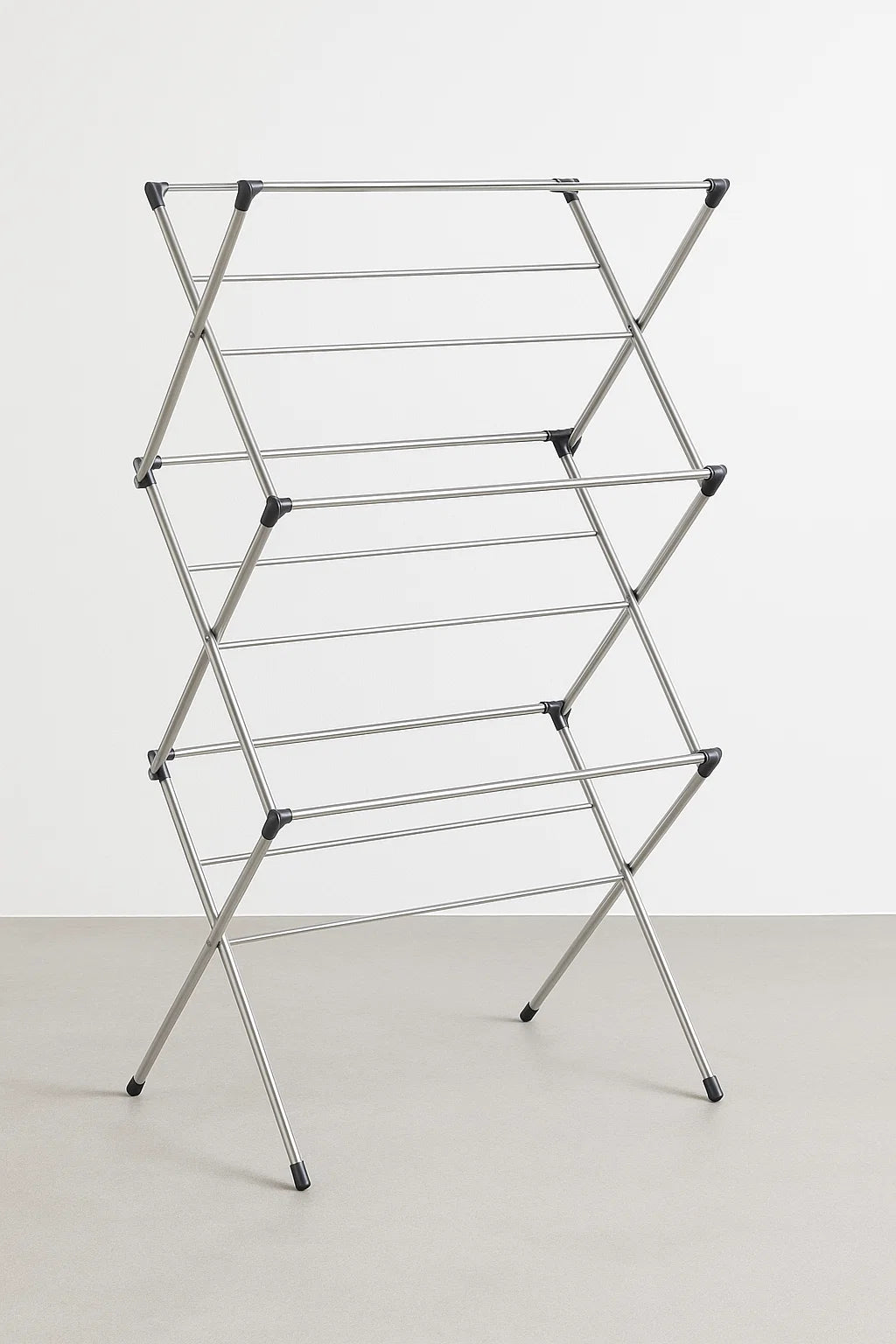 3-Tier Foldable Clothes Drying Rack – Compact Expandable Laundry Stand ...