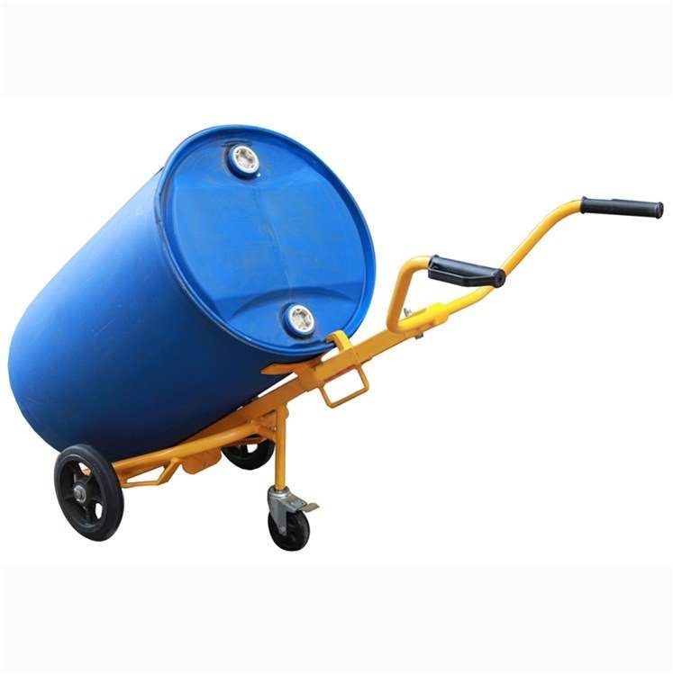 3-Wheel Portable Drum Dolly Trolley – Heavy-Duty Steel Barrel Cart DE4 ...