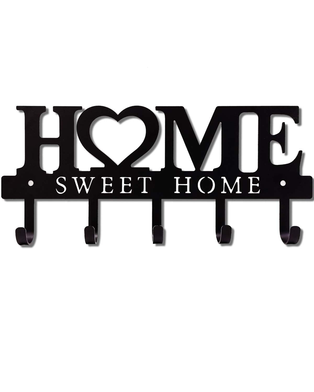 Metal Key Hook Wall Mount Home Sweet Home Key Holder Rack ZP384528 ...