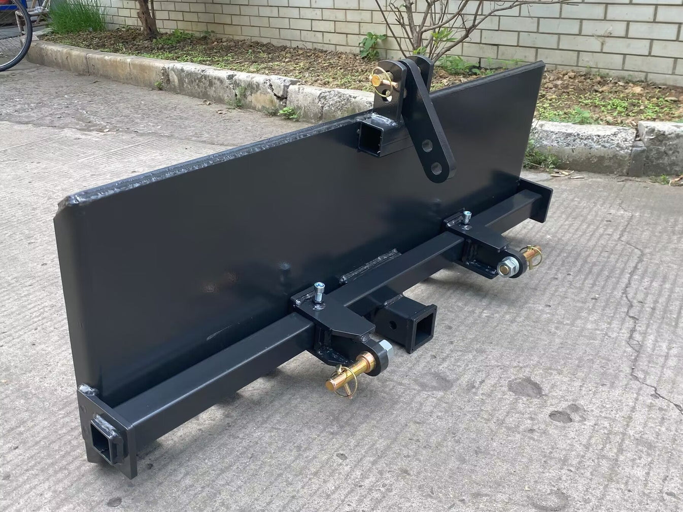 Heavy-Duty 3-Point Skid Steer Adapter Plate – Universal Quick Attach f ...