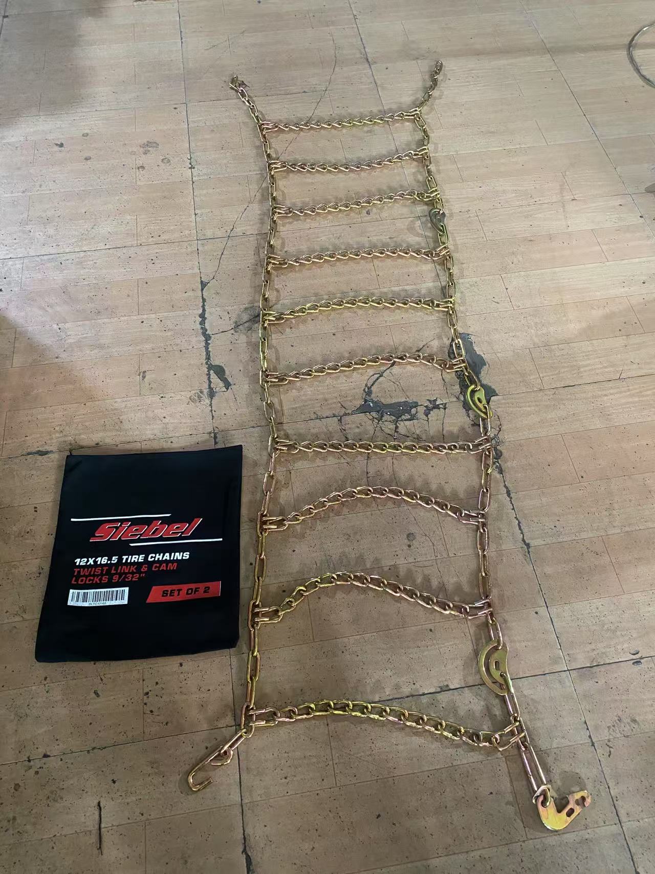 Heavy Duty Bobcat Skid Steer Tire Chains – 10x16.5 & 12x16.5 | Twist ...