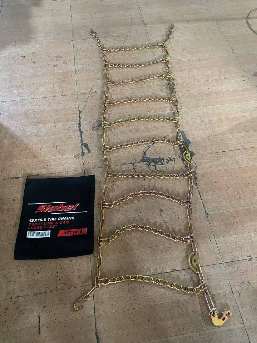 Heavy Duty Bobcat Skid Steer Tire Chains – 10x16.5 & 12x16.5 | Twist ...