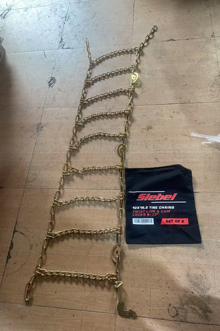 Heavy Duty Bobcat Skid Steer Tire Chains – 10x16.5 & 12x16.5 | Twist ...