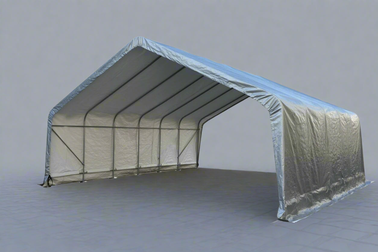 22x24x12 FT Heavy-Duty Outdoor Canopy Shelter | Farm & Equipment Cover ...