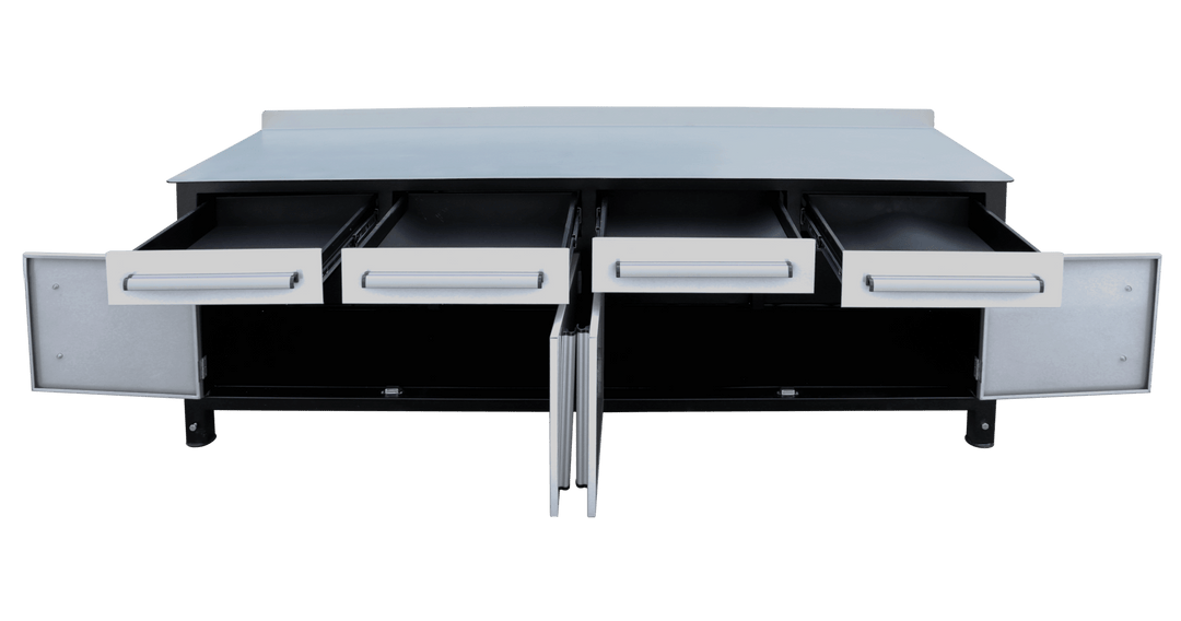 Heavy-Duty Welding Table & Tool Bench – Steel Workbench with Drawers ...