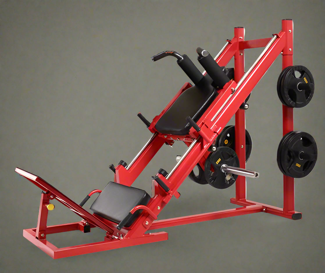 2-in-1 Leg Press & Squat Gym Machine – Heavy-Duty Reverse Pedal Trainer ...