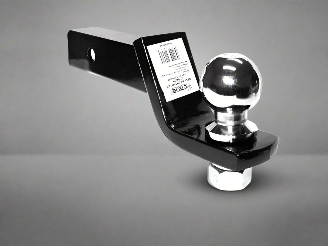 2-Inch Drop Hitch Trailer Ball Mount – Heavy-Duty Receiver for Towing ...