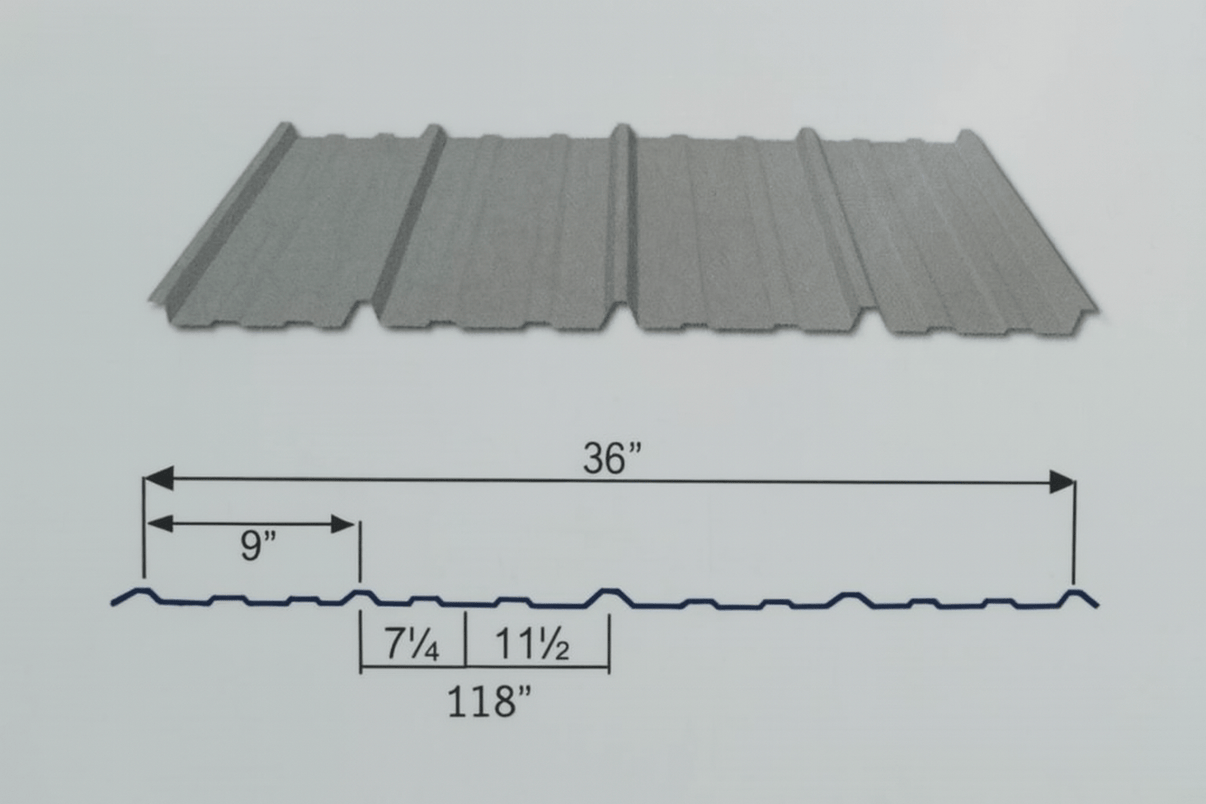 29 Gauge Steel Siding – 8ft to 20ft Metal Panels | Exterior Cladding ...