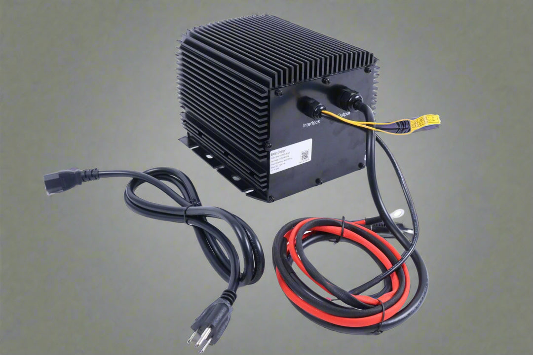 24V 25AMP Scissor Lift Battery Charger – Fits Genie, SkyJack, JLG (HB6 ...