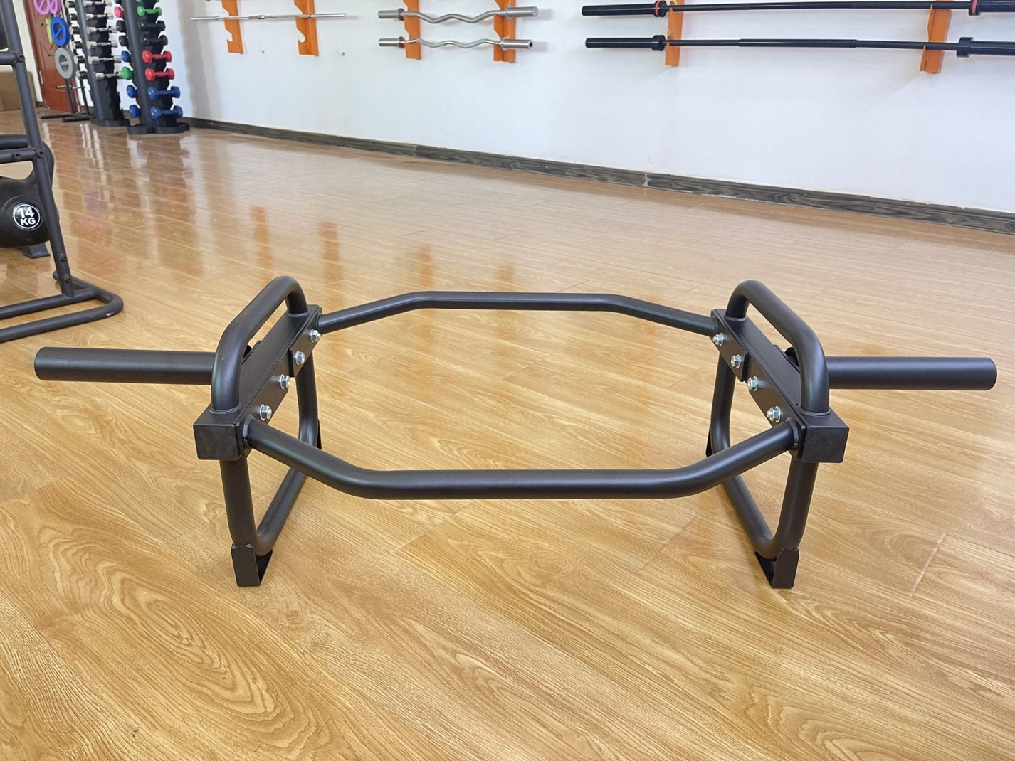 New Hex Bar Barbell Deadlift Bar – Heavy Duty Weightlifting Trap Bar f ...