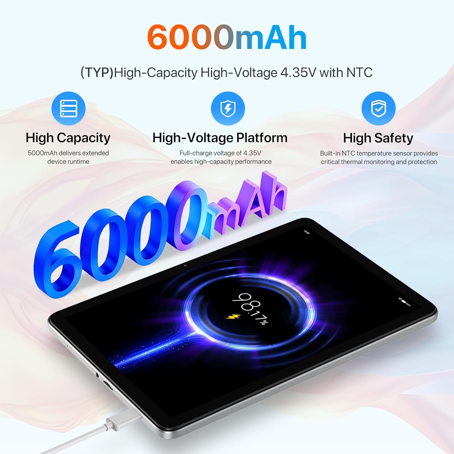 UMIDIGI G1 Tab 2025 10.1 Inch Tablet 8GB RAM 64GB Storage WiFi 6 6000m ...